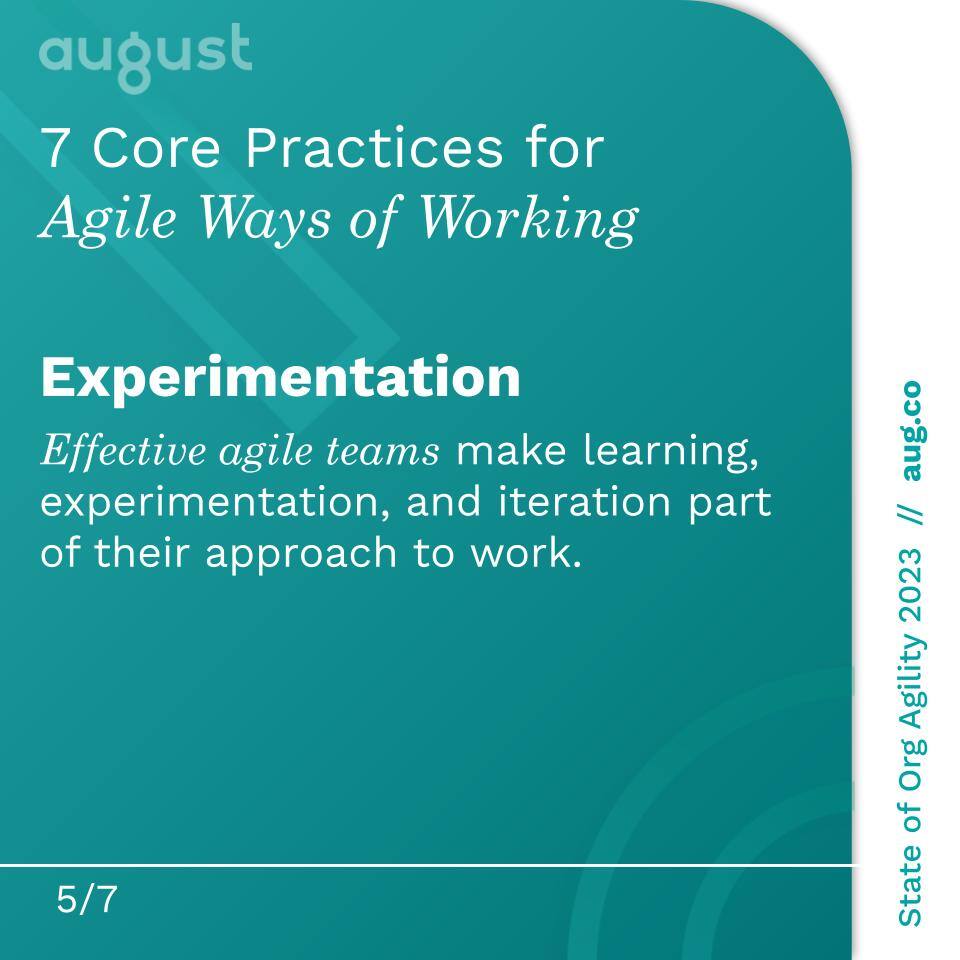 August Study Reveals 9 Key Insights For Successful Agile Transformation